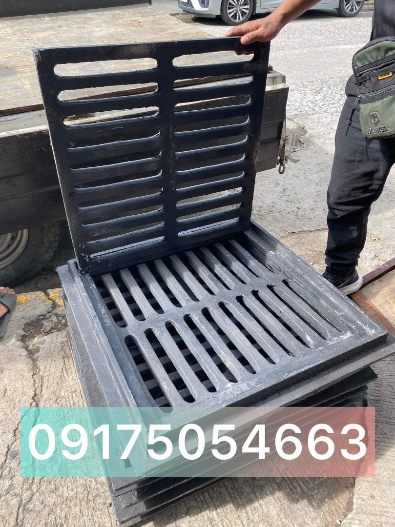 Cast Iron Grate Cover w/ Frame, Commercial & Industrial, Construction ...