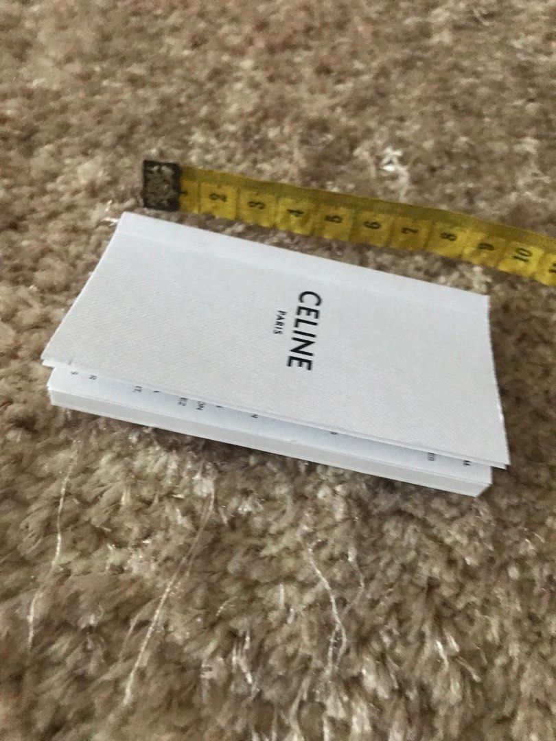 CELINE PARIS BOOKLET AUTHENTIC CARD BUKU KNOWLEDGE BRAND PRICE TAG ...