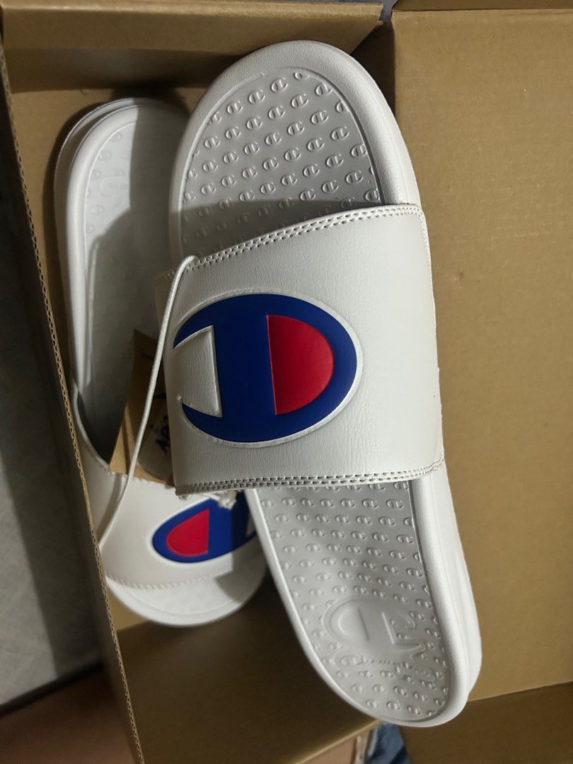 Champion slides, Men's Fashion, Footwear, Slippers & Slides on Carousell