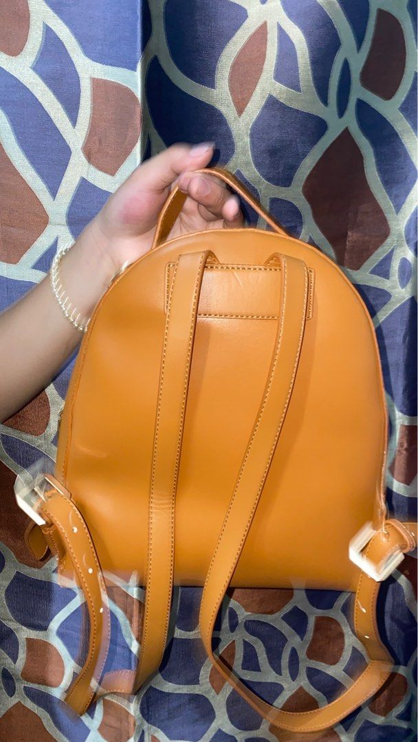 CHARLES & KEITH Brown Backpack on Carousell