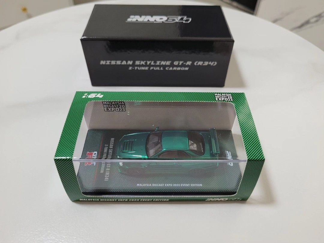 Chase Inno64 Nissan Skyline GT-R R34 Malaysia Diecast Expo 2023 GTR Tag ...