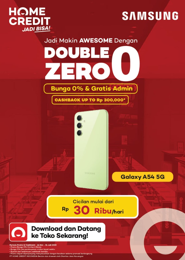 Cicilan Tanpa Kartu Kredit, Samsung Galaxy A54 5G 8Gb/128Gb, Telepon ...