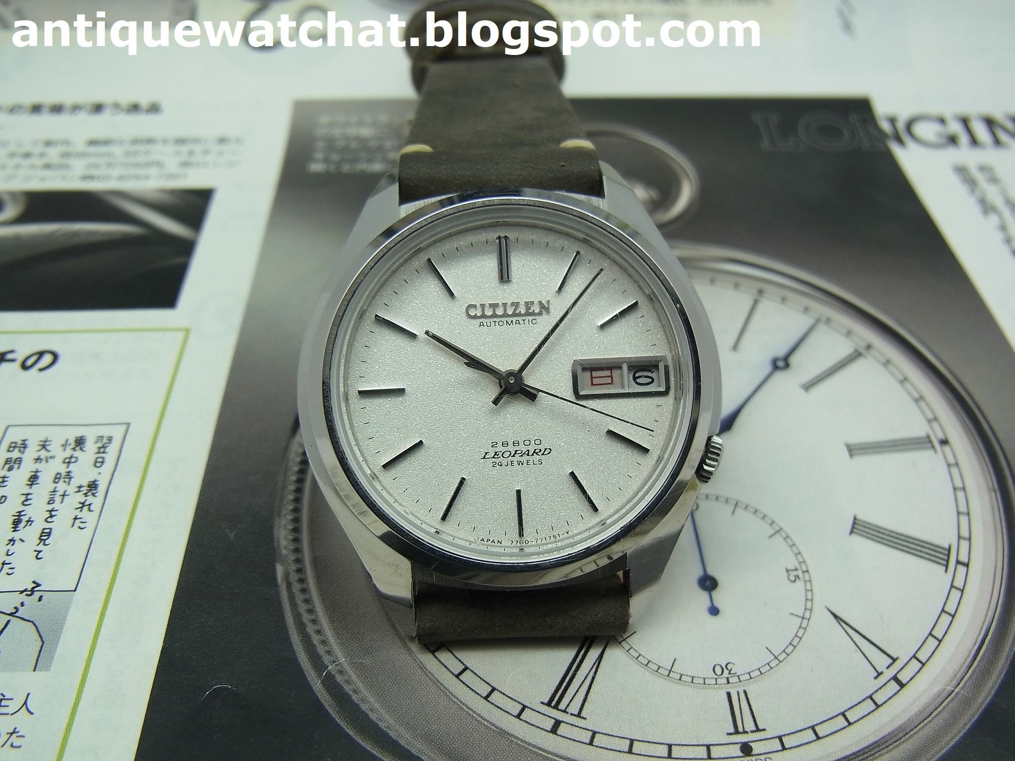 CITIZEN LEOPARD 24 JEWELS AUTOMATIC 1973's, Luxury, Watches on Carousell