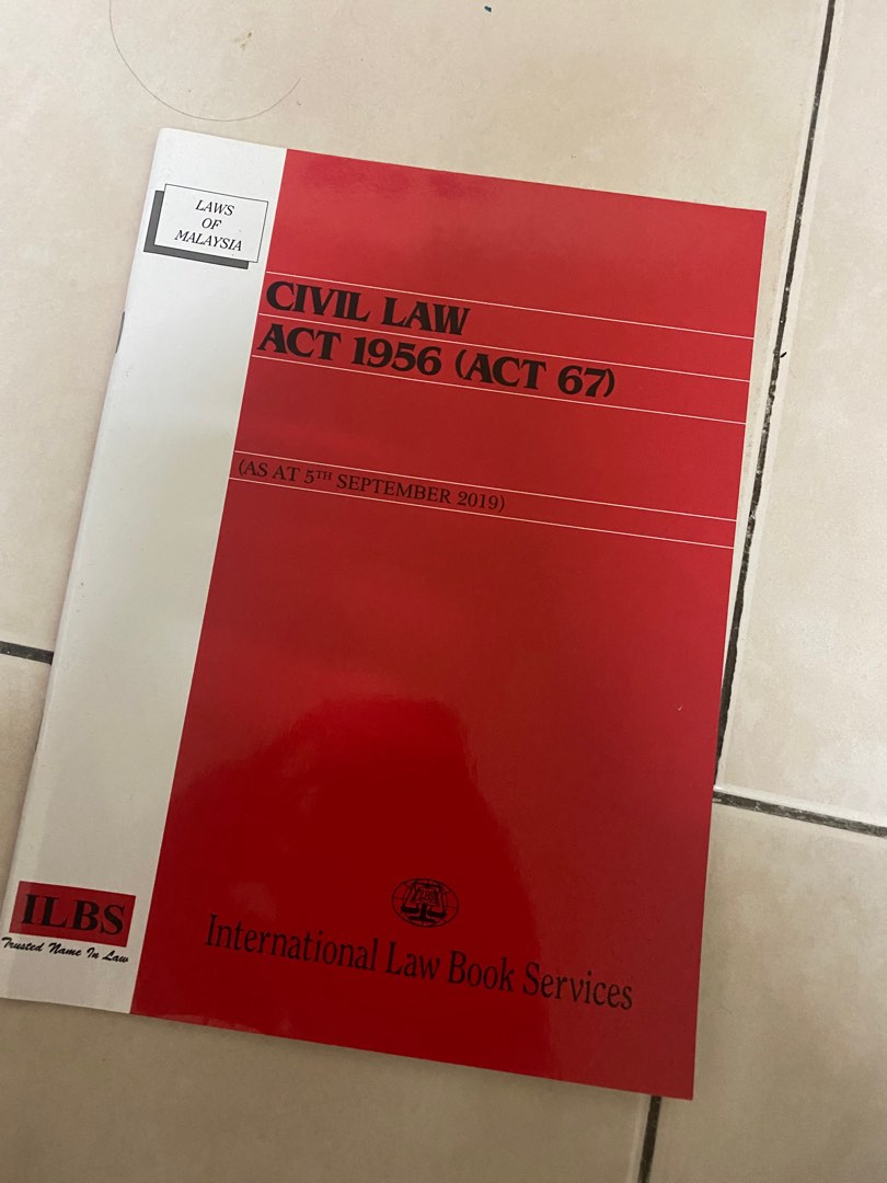 Civil Law Act 1956 Hobbies Toys Books Magazines Textbooks On civil-law-act-1956-hobbies-toys-books-magazines-textbooks-on