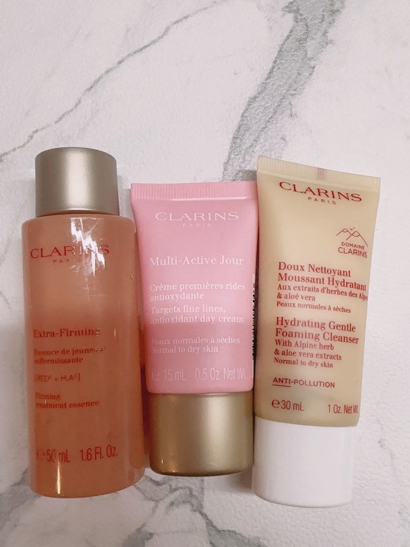 Clarins sample, Beauty & Personal Care, Face, Face Care on Carousell