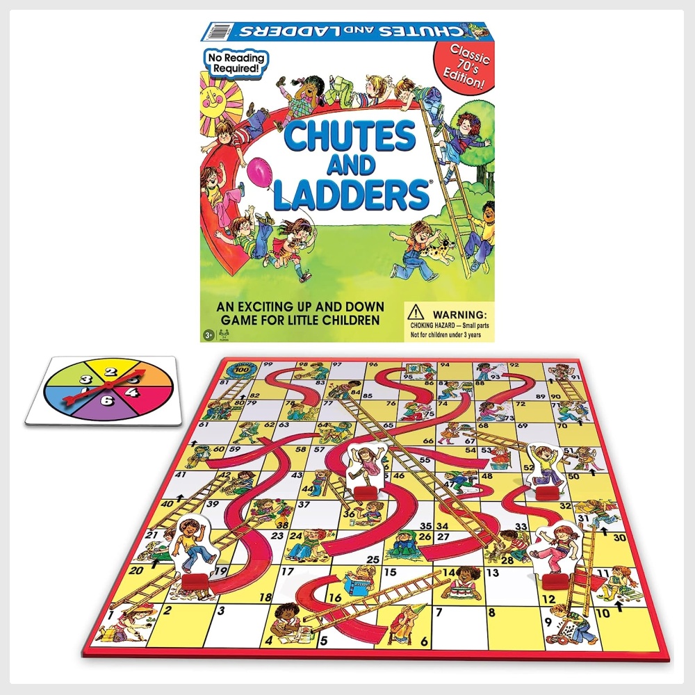 Classic Chutes and Ladders Board Game (Game), Hobbies & Toys, Toys ...