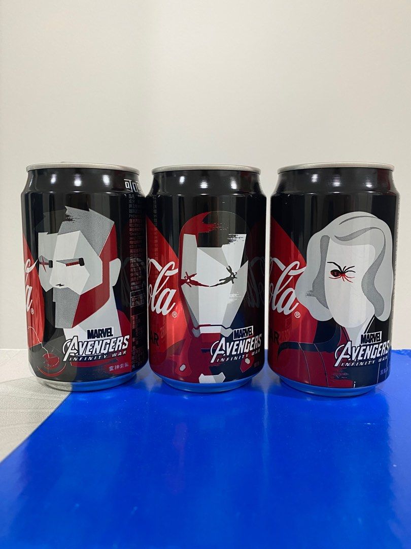 Coca Cola Zero Marvel Taiwan cans 2018, Hobbies & Toys, Collectibles ...