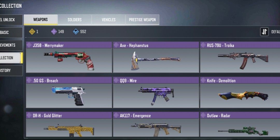 Codm acc (1 legendary gun), Video Gaming, Video Games, Others on Carousell