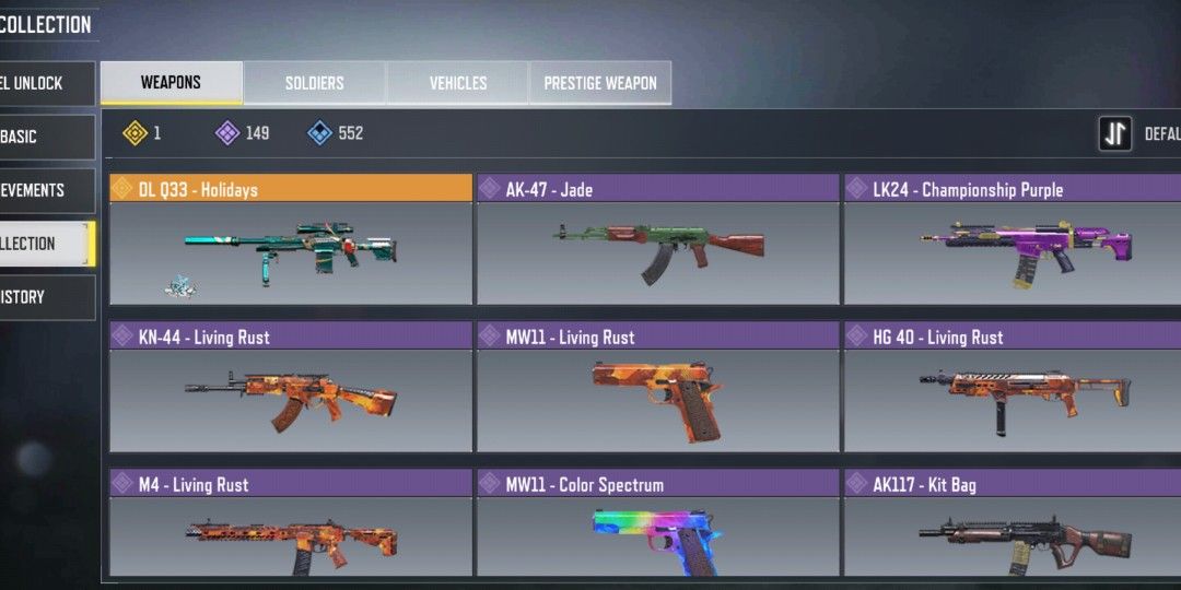 Codm acc (1 legendary gun), Video Gaming, Video Games, Others on Carousell