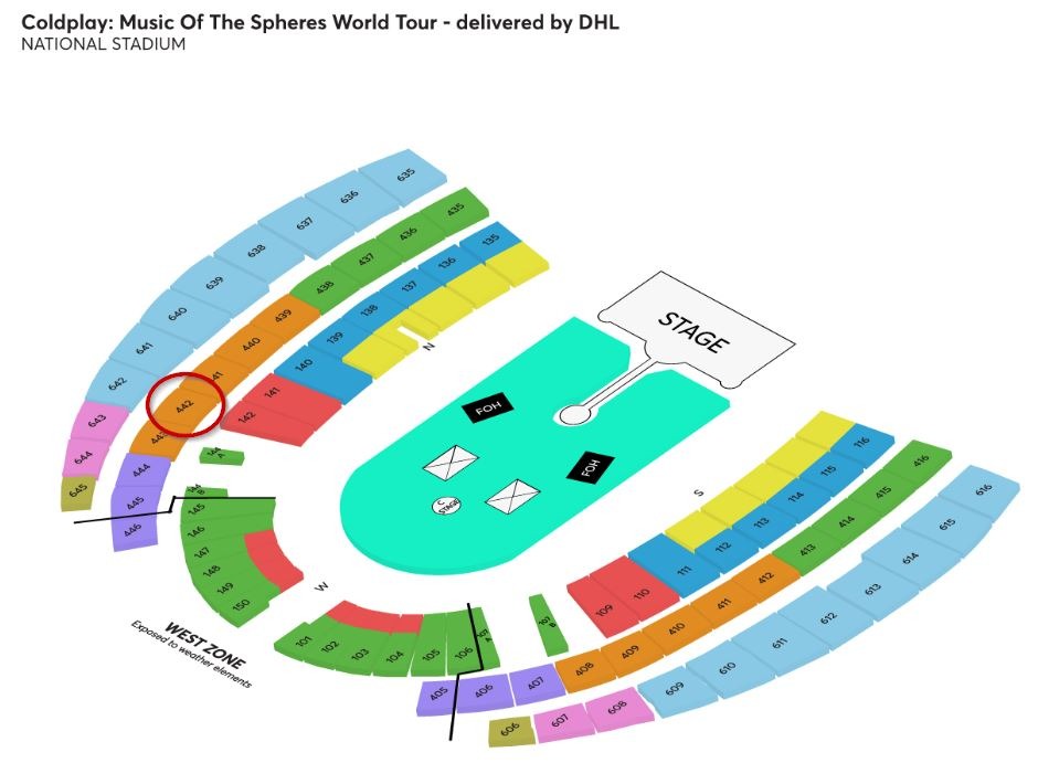 Coldplay Singapore Jan 30, Tickets & Vouchers, Event Tickets on Carousell