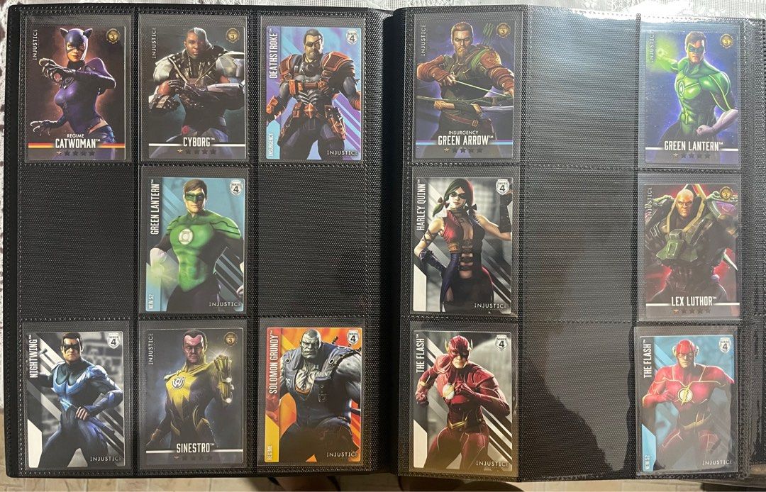 COMPLETE SET NON FOIL Injustice Gods Among Us Arcade Cards, Hobbies ...