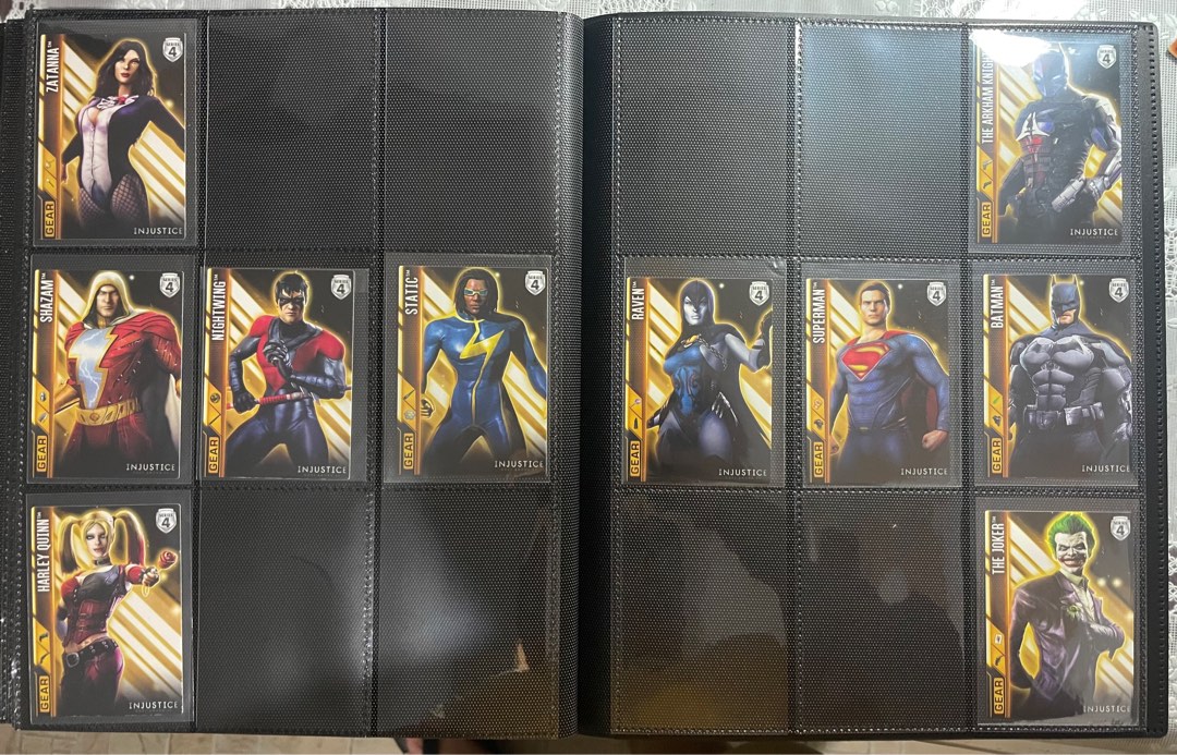 COMPLETE SET NON FOIL Injustice Gods Among Us Arcade Cards, Hobbies ...