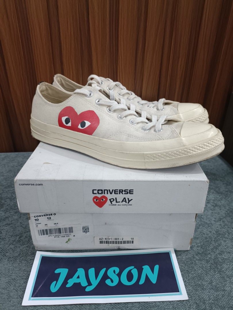Converse CDG play 10M, Men's Fashion, Footwear, Sneakers on Carousell