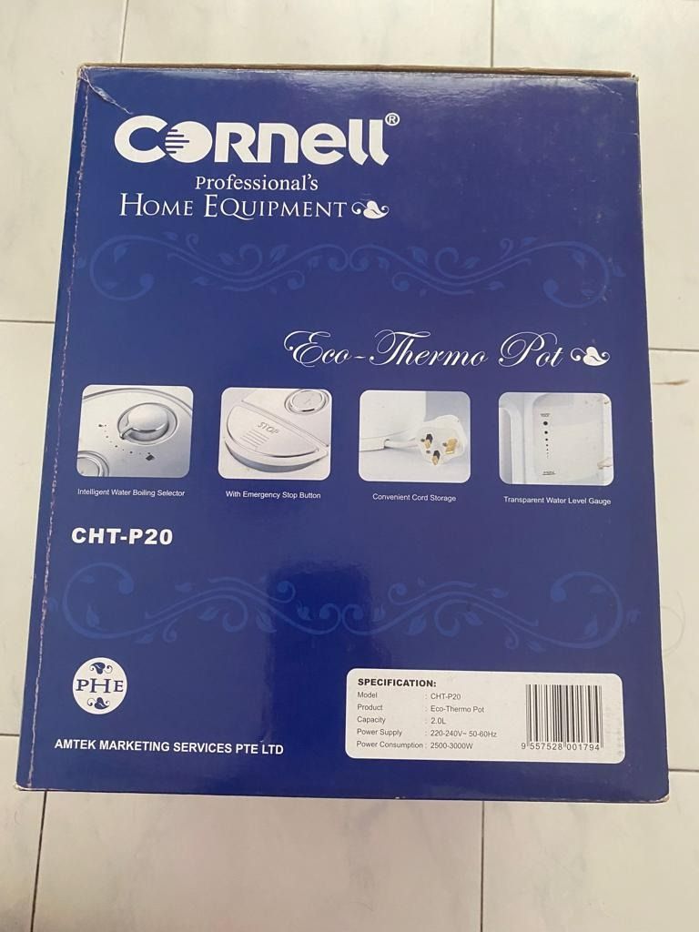 Cornell Eco-Thermo Pot Model CHT-P20, TV & Home Appliances, Kitchen ...