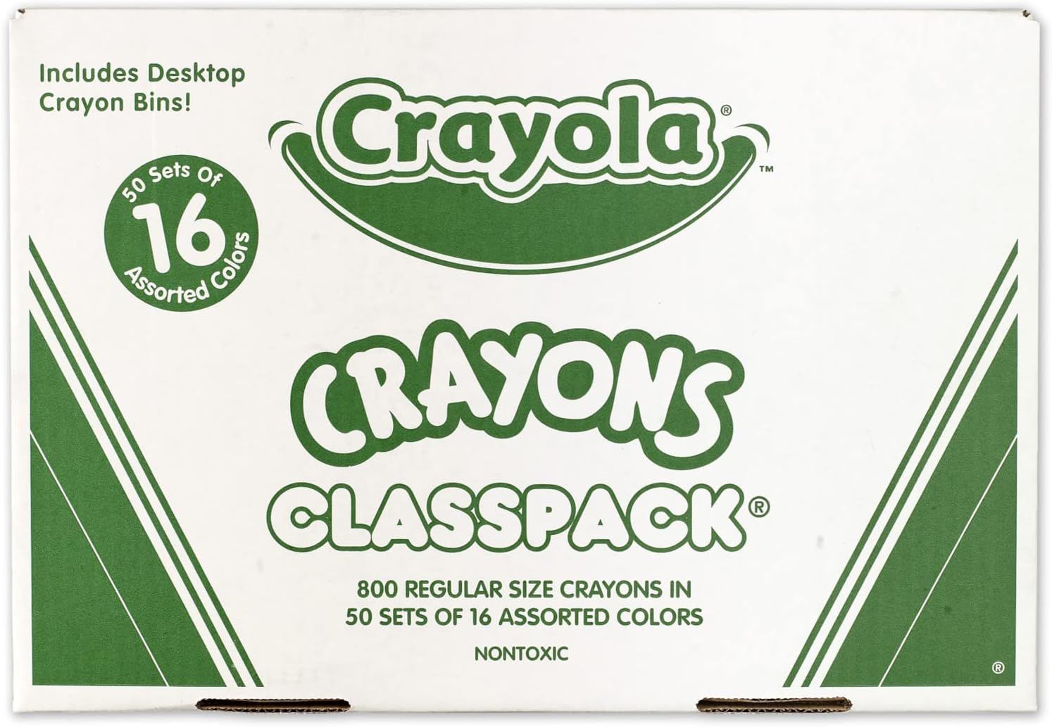 Crayola Bulk Crayons, 800 Count Classpack, 16 Assorted Colors (50 Each ...