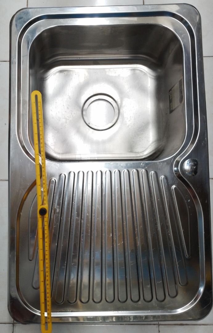 Cremona Kitchen Sink Single Bowl with Board & Drainer AF-8050 ...