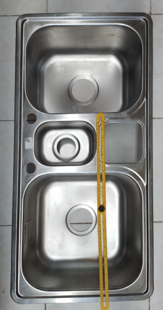 CREMONA WITH 2 SINK AND 2 DRAINER, Furniture & Home Living, Bathroom ...