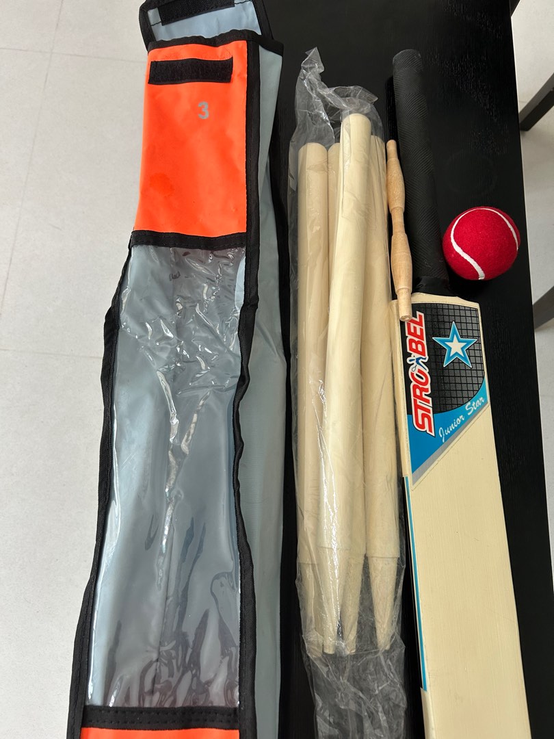 Cricket kit size 3, Sports Equipment, Sports & Games, Racket & Ball ...