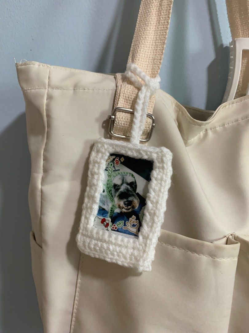 crochet polaroid holder bag charm, Hobbies & Toys, Stationery & Craft ...