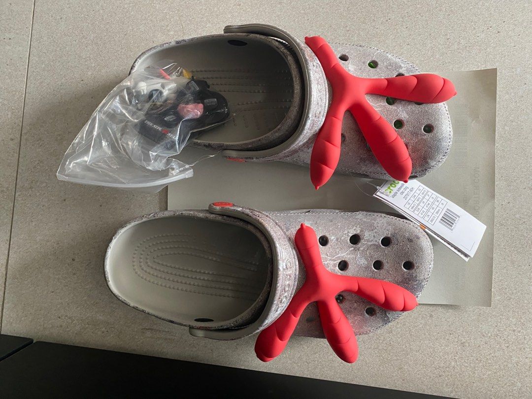 Crocs x Staple Pigeon, Men's Fashion, Footwear, Flipflops and Slides on ...