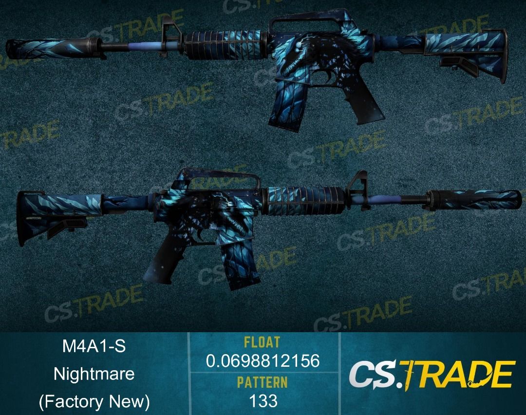 CSGO ★ M4A1-S | Nightmare (Factory New) ★ Skins, Video Gaming, Gaming ...