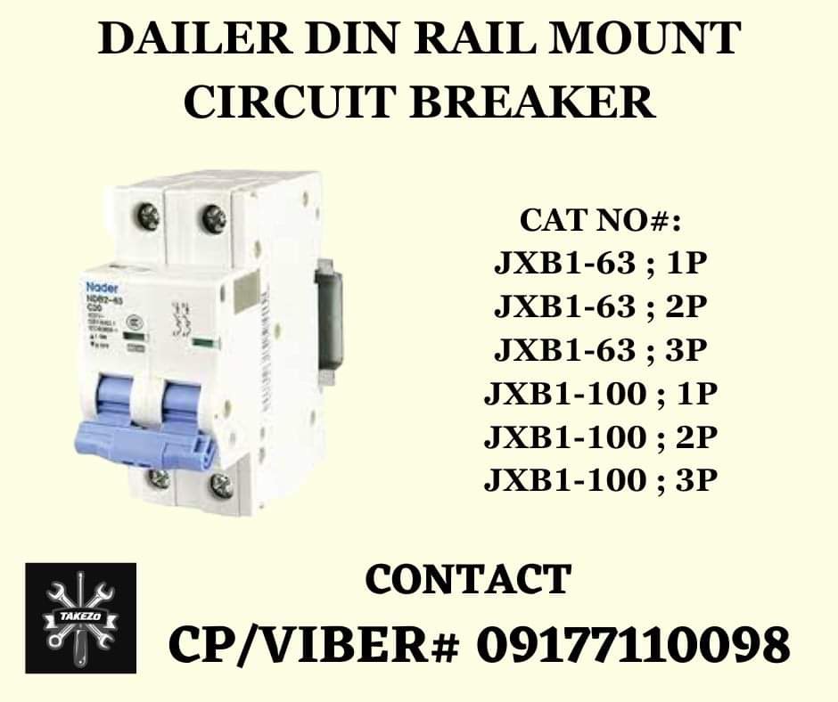 DALIER DIN RAIL MOUNT CIRCUIT BREAKER, Commercial & Industrial ...