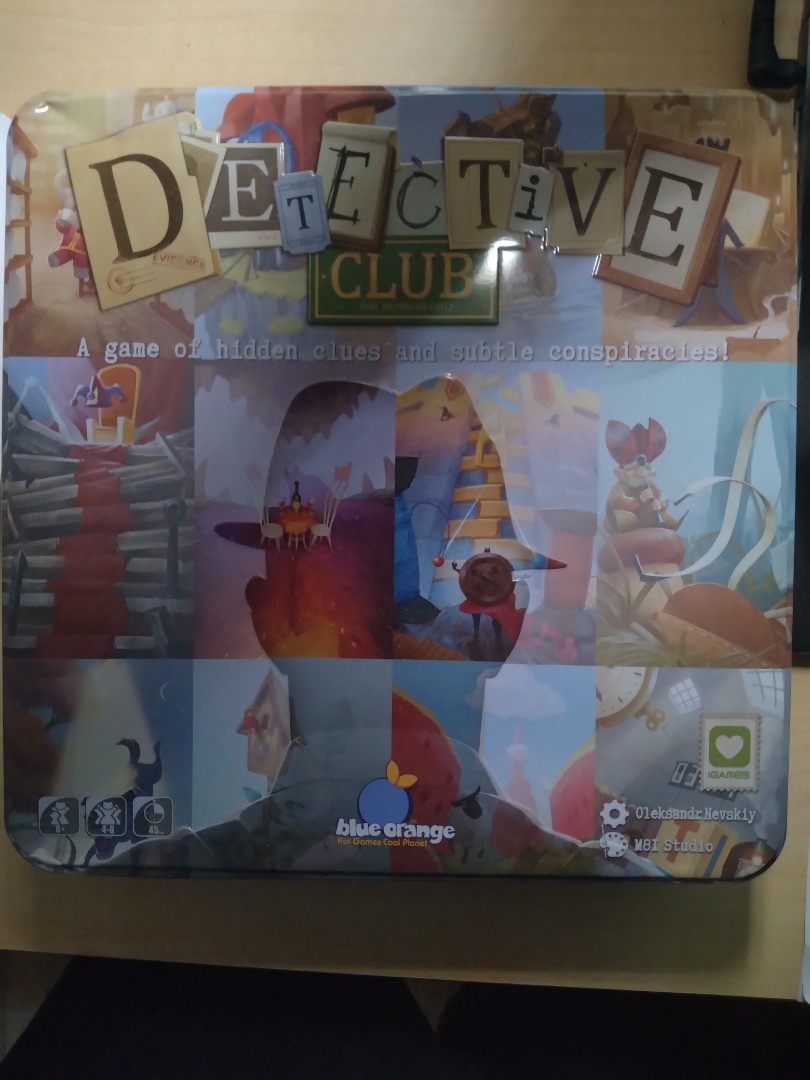 Detective Club Card Game (Tin Casing Edition), Hobbies & Toys, Toys ...