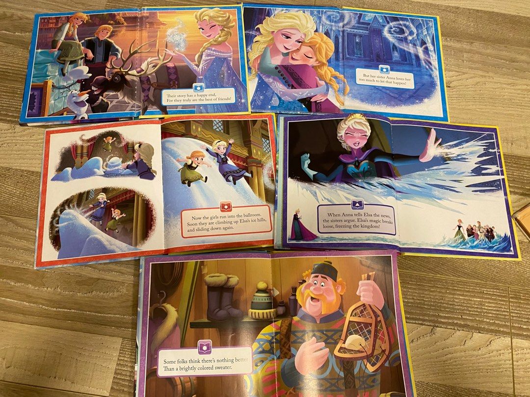 Disney frozen English story books, 興趣及遊戲, 書本 & 文具, 小說 & 故事書 - Carousell