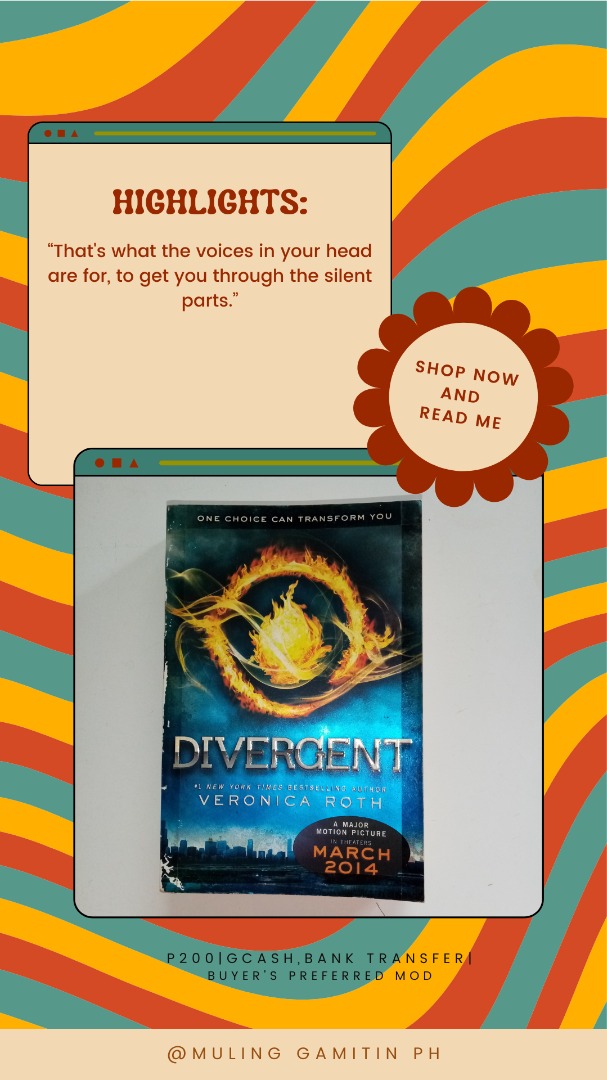 Divergent - Veronica Roth, Hobbies & Toys, Books & Magazines, Fiction ...