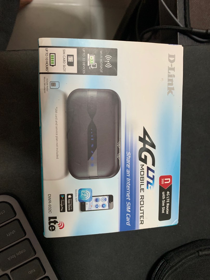 D-Link 4G LTE Mobile router DWR-932C, Computers & Tech, Parts & Accessories, Networking on Carousell