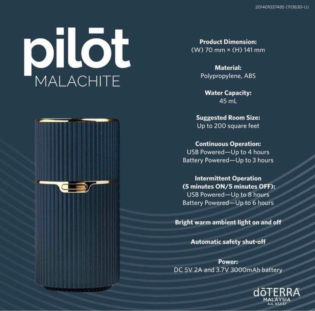 Doterra Pilot Max Diffuser, TV & Home Appliances, Air Purifiers ...