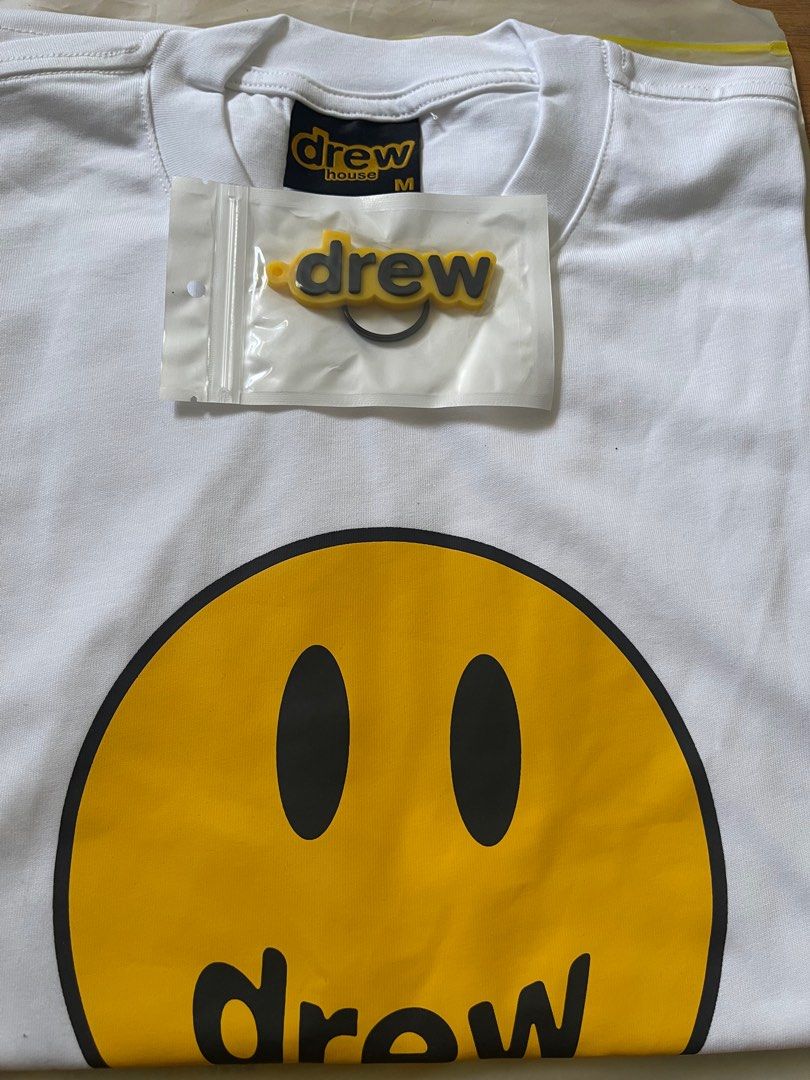 Drew house smiley tee white, Men's Fashion, Tops & Sets, Tshirts & Polo ...