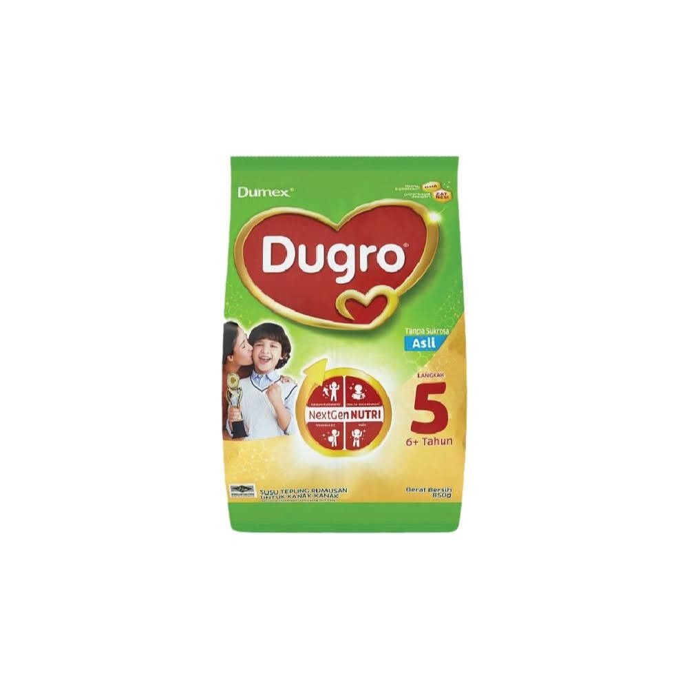 Dumex Dugro Stage 5 (6 years and above) Milk Formula - Original, 850g ...
