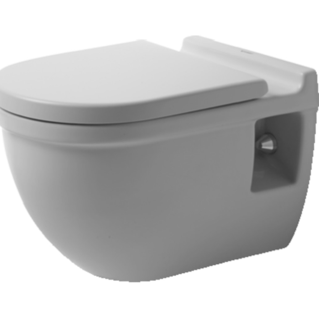 Duravit starck 3 wall hung toilet, Furniture & Home Living, Bathroom ...