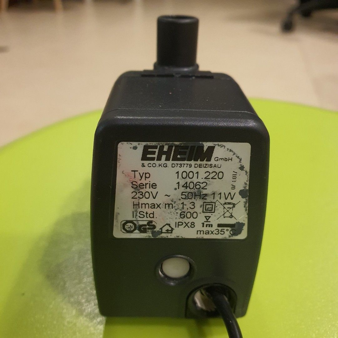 Eheim pump compact 600, Pet Supplies, Homes & Other Pet Accessories on ...