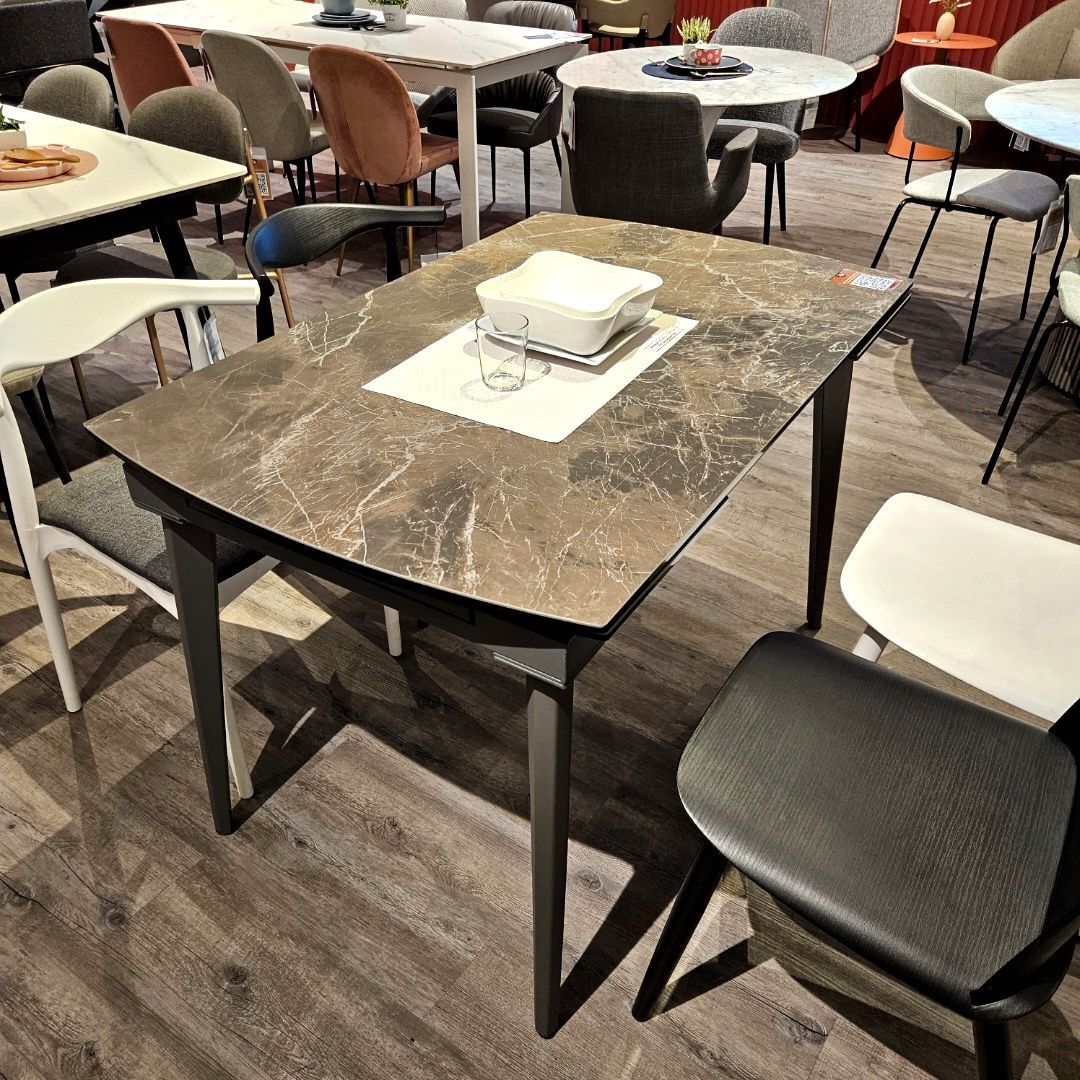 Emery Extendable Ceramic Dining Table (1 Unit Left), Furniture & Home Living, Furniture, Tables ...