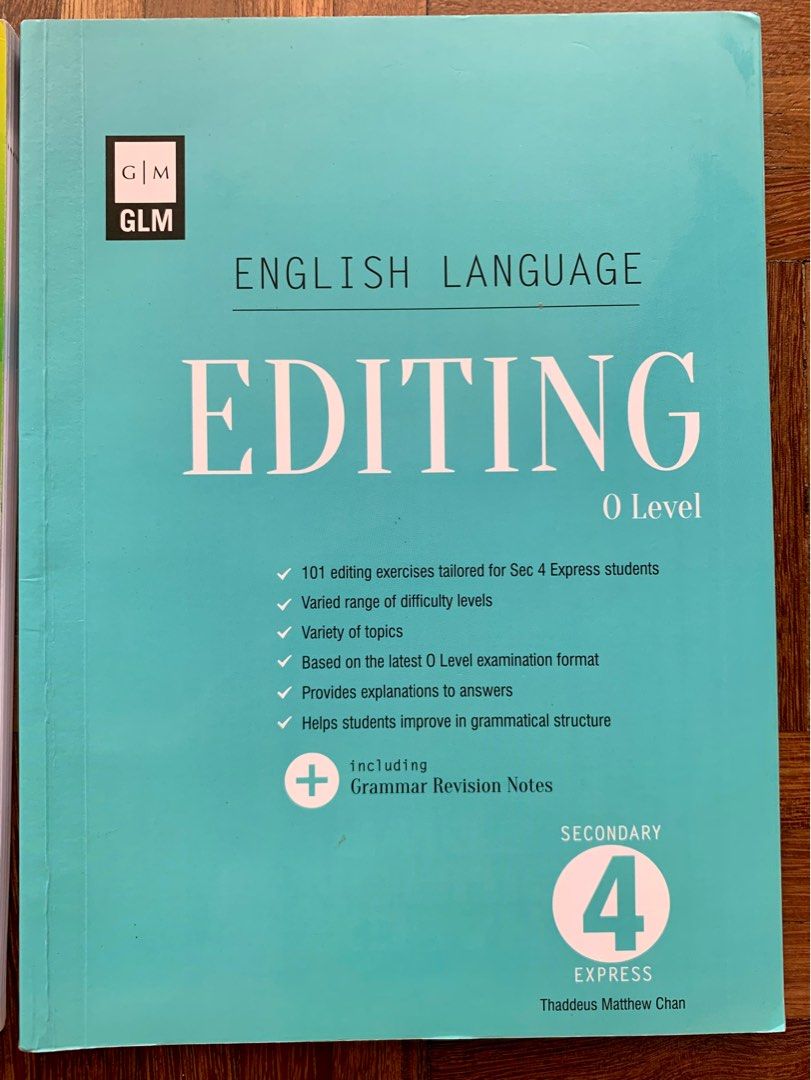 English editing exercises (O-level), Hobbies & Toys, Books & Magazines ...