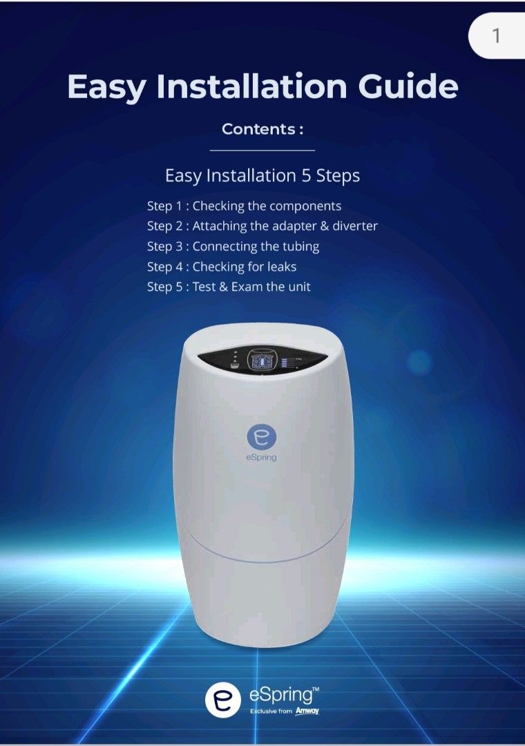 ESpring water treatment system, TV & Home Appliances, Other Home ...