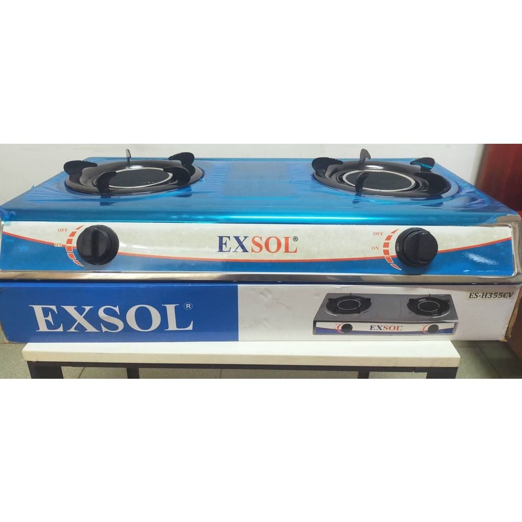 EXSOL DOUBLE BURNER GAS STOVE, Furniture & Home Living, Kitchenware & Tableware, Cookware ...