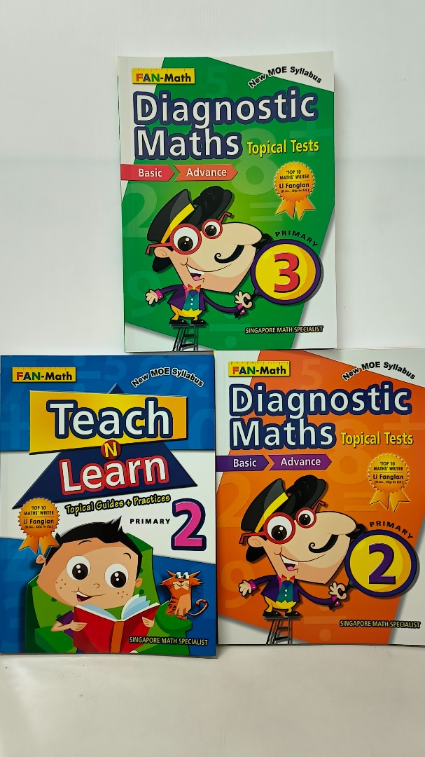 FAN-Math P2 Teach N Learn, P2 & P3 Diagnostic Maths (Bundle), Hobbies & Toys, Books & Magazines ...