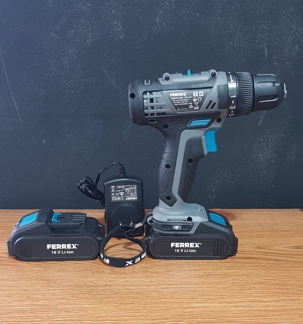 Ferrex 16v cordless drill driver kit, Commercial & Industrial ...