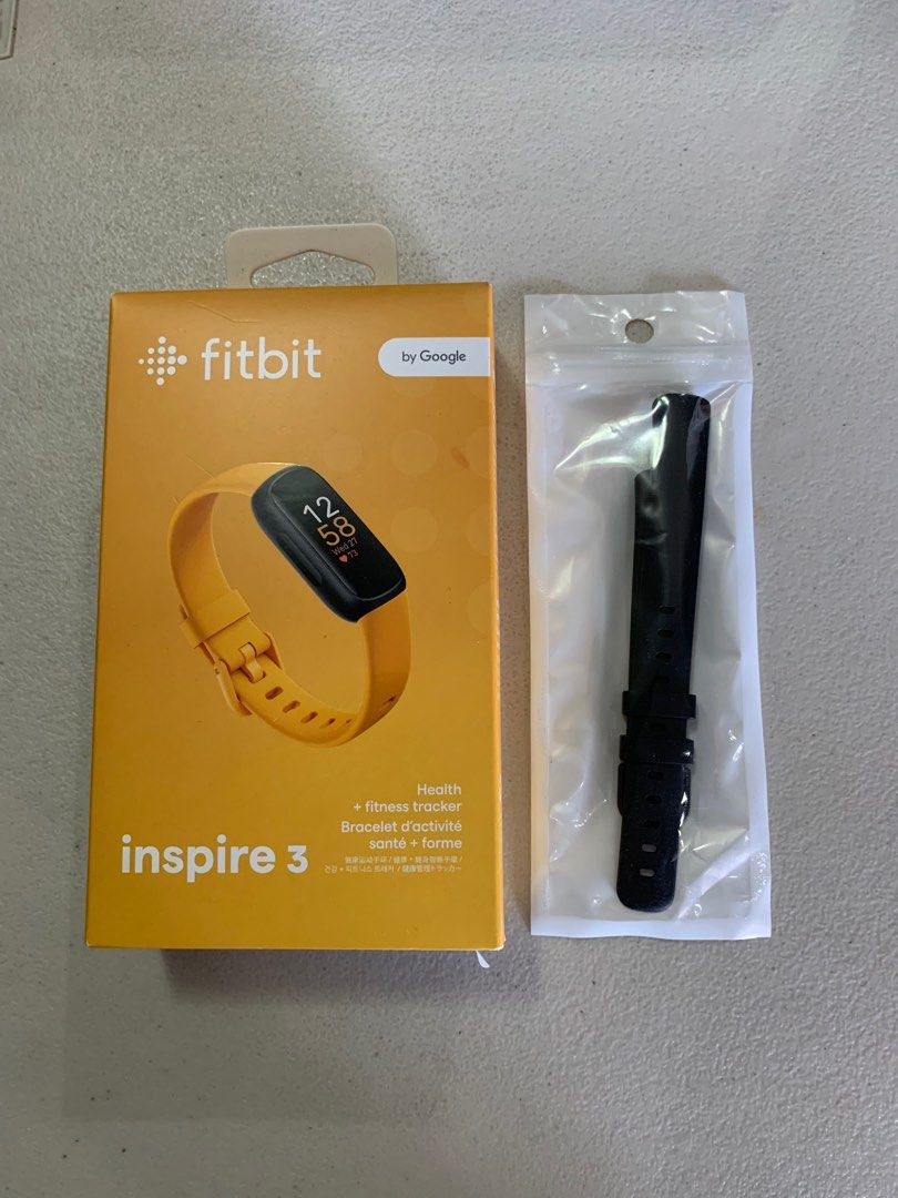 Fitbit Inspire 3 with Free Extra Strap, Mobile Phones & Gadgets, Wearables & Smart Watches on ...
