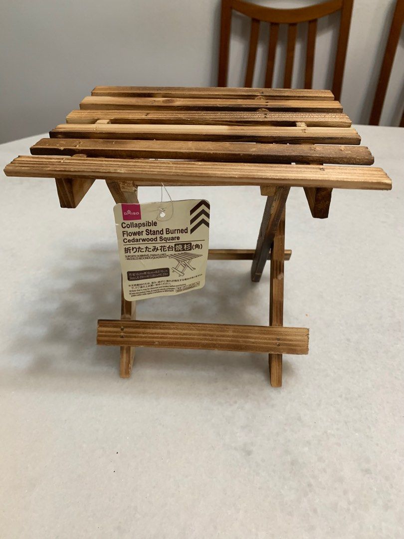 Brand New Flower Stand, Collapsible from Daiso, Furniture & Home Living ...