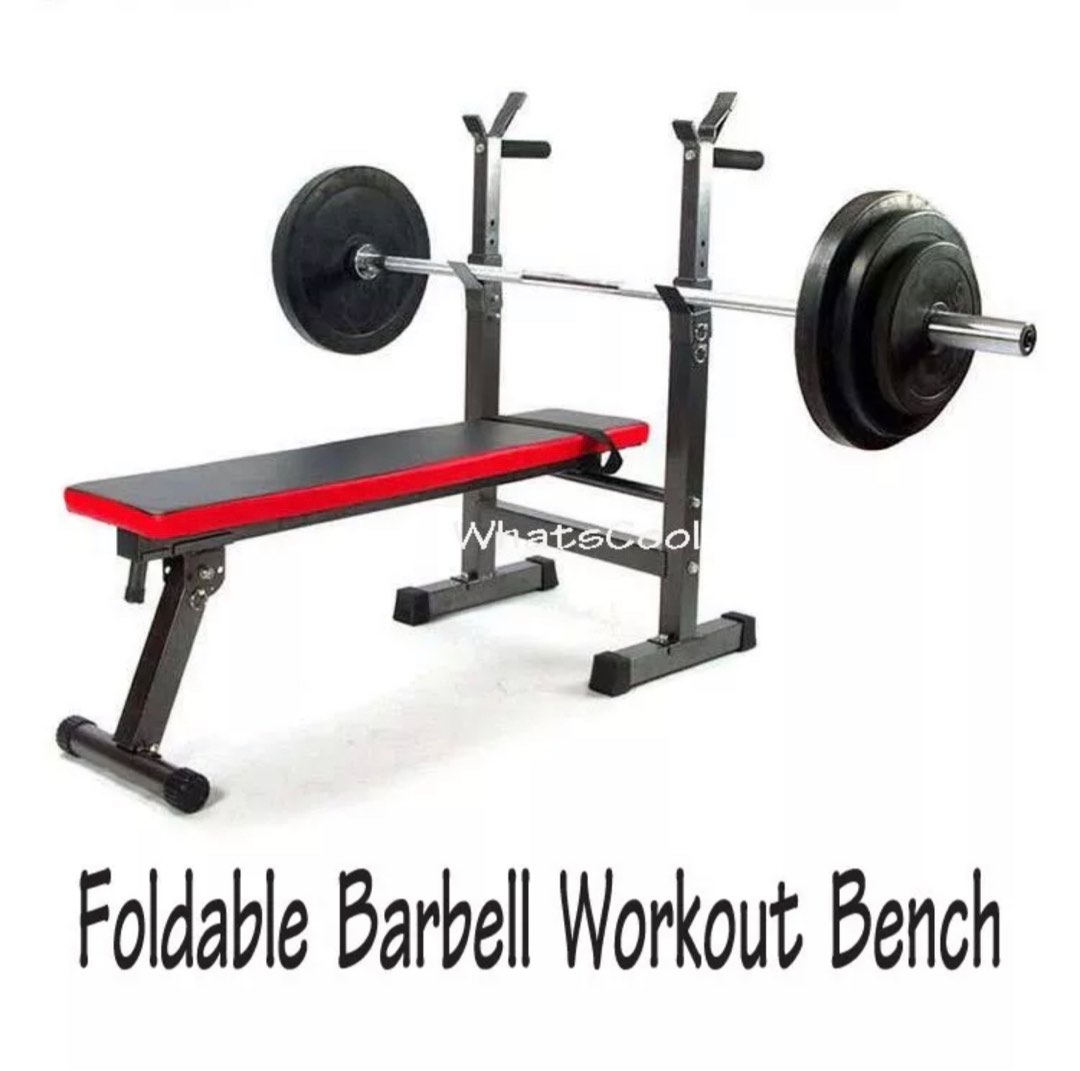 [FREE BENCH] Bar and 7.5Kg Set, Sports Equipment, Exercise & Fitness ...
