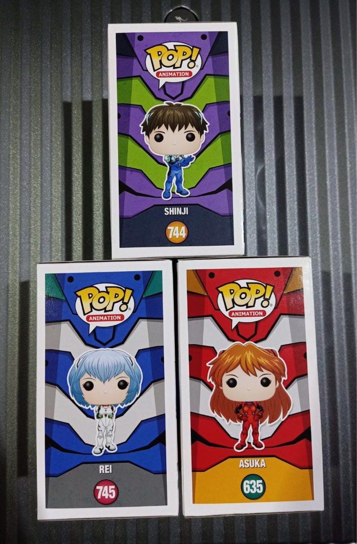 Funko Pop! Animation: Neon Genesis Evangelion Set, Hobbies & Toys, Toys ...