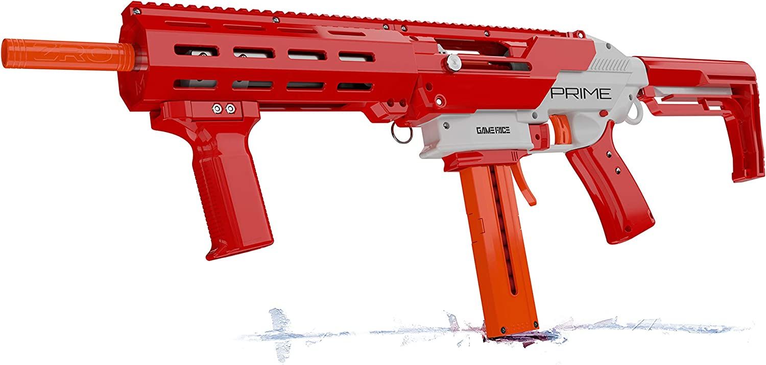 Game Face Prime Spring-Powered Foam Dart Blasters (Red), Hobbies & Toys ...