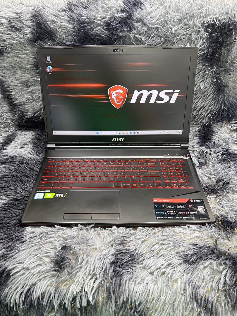 Gaming LapTop MSI GL63 Core i7 16Gb Ram 1Tb+ 256Gb SSD 15inch FHD RTX ...
