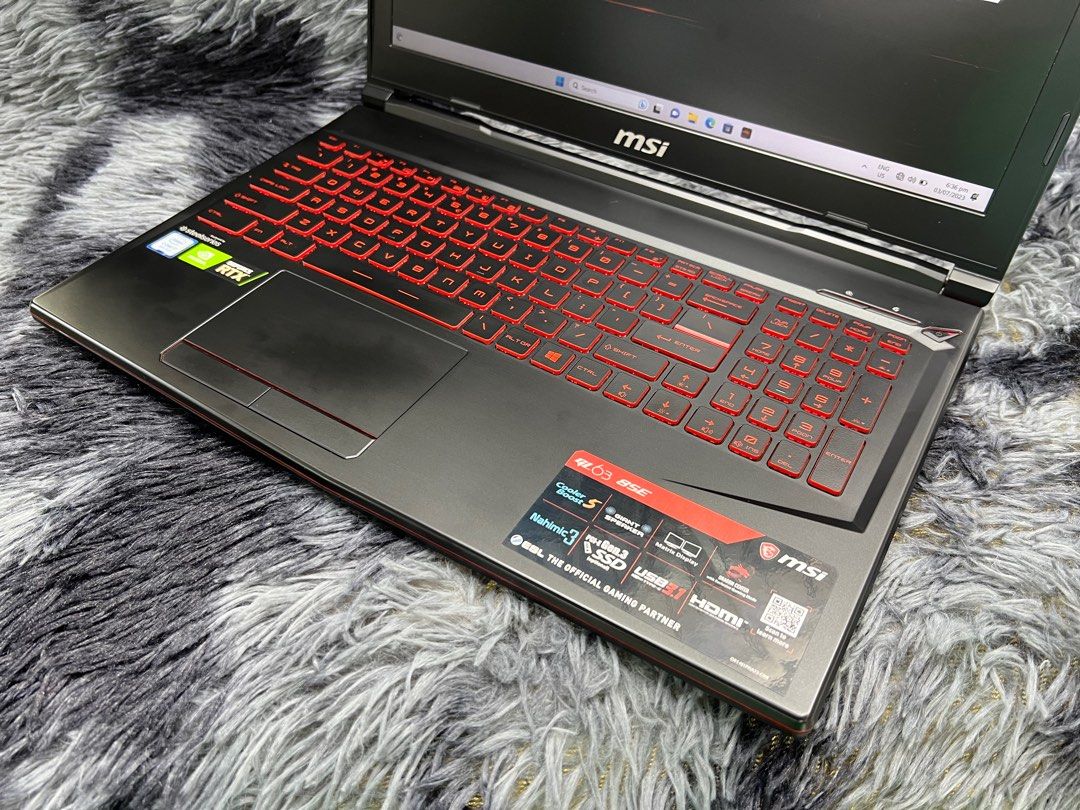 Gaming LapTop MSI GL63 Core i7 16Gb Ram 1Tb+ 256Gb SSD 15inch FHD RTX ...