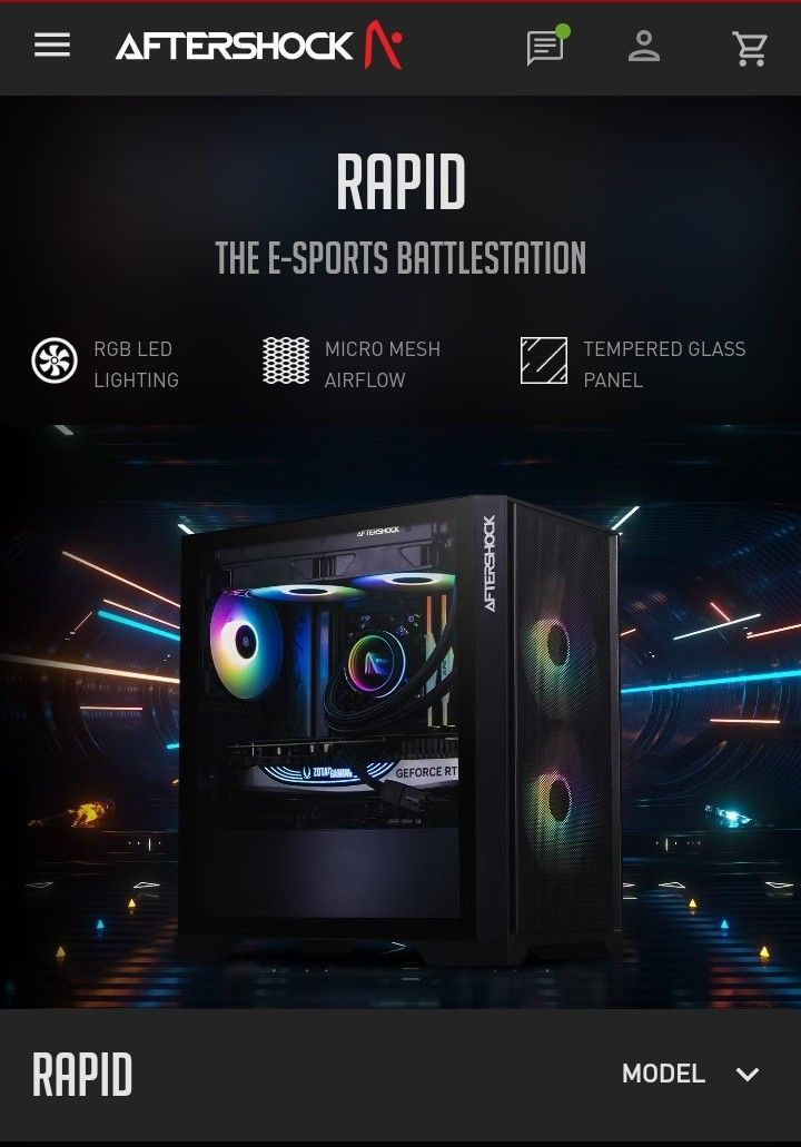 GAMING PC AFTERSHOCK RAPID, Computers & Tech, Desktops on Carousell