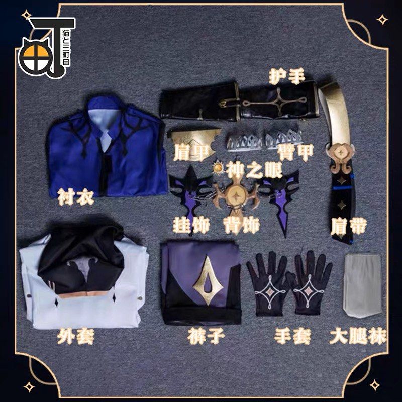 Genshin Impact Albedo Cosplay FULL SET, Hobbies & Toys, Memorabilia ...